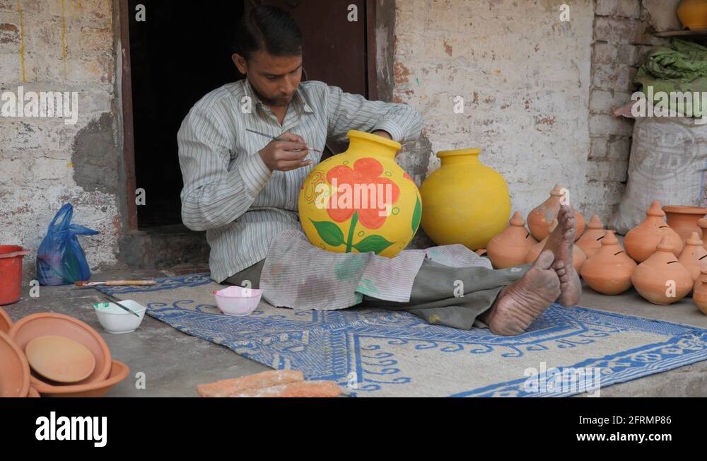 Indian man painting Stock Videos & Footage - HD and 4K Video Clips - Alamy