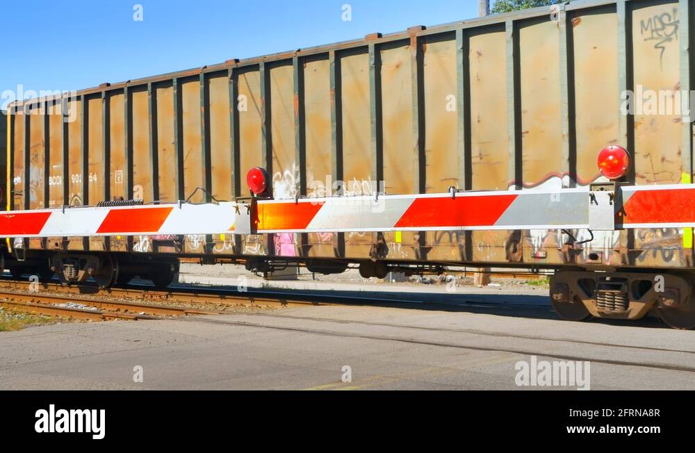 Train passing crossing with barrier Stock Videos & Footage - HD and 4K ...