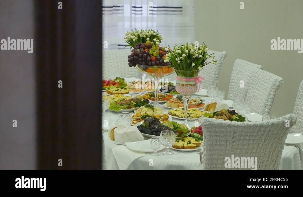 Decorated dining table Stock Videos & Footage - HD and 4K Video Clips ...