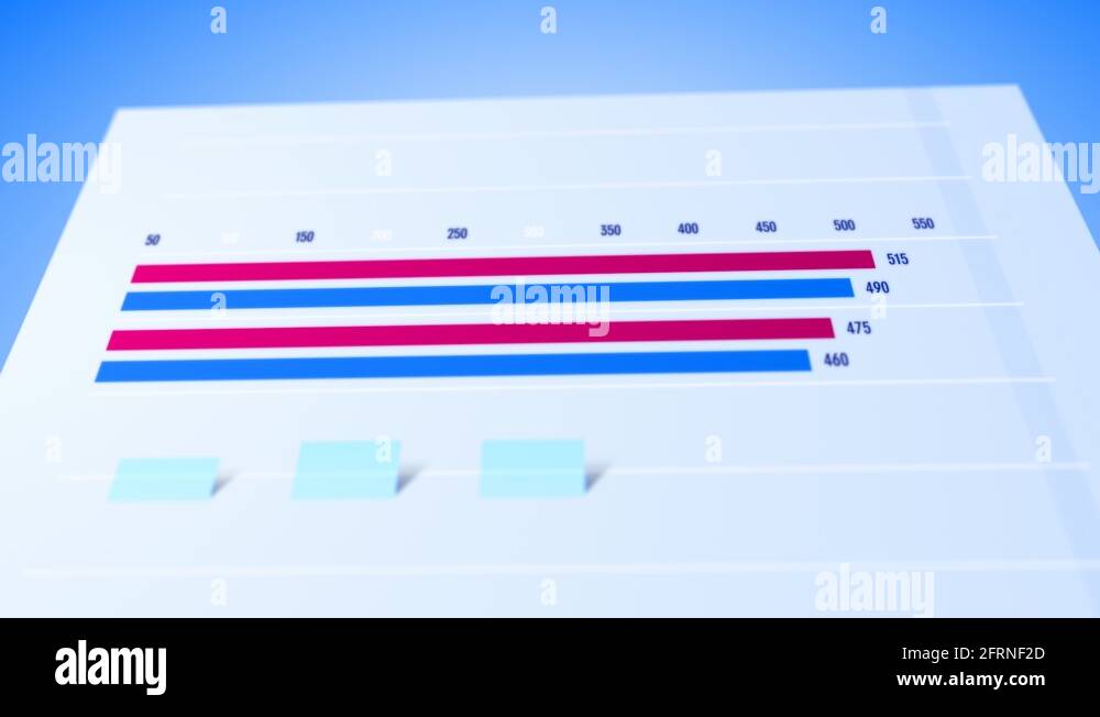 3D rising bar charts Stock Video Footage - Alamy