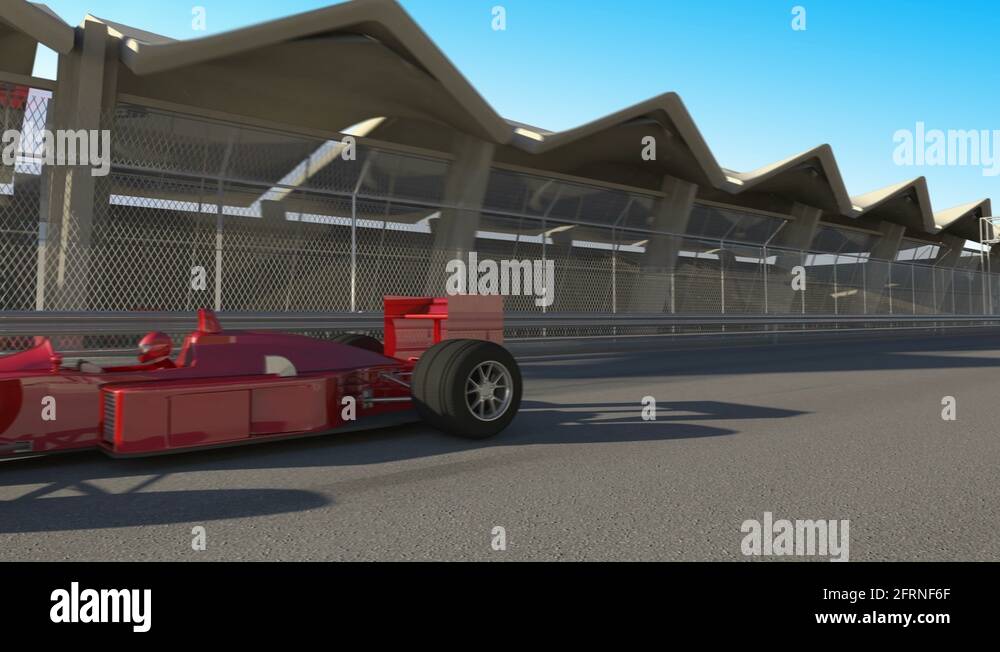 Winning formula one racing car 3d animation Stock Video Footage - Alamy