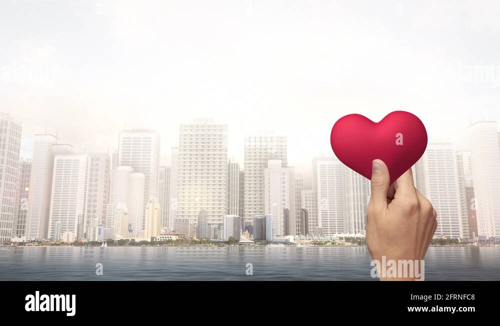 Heart hand city Stock Videos & Footage - HD and 4K Video Clips - Alamy