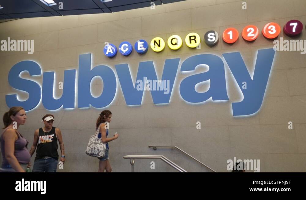 Nyc subway sign Stock Videos & Footage - HD and 4K Video Clips - Alamy