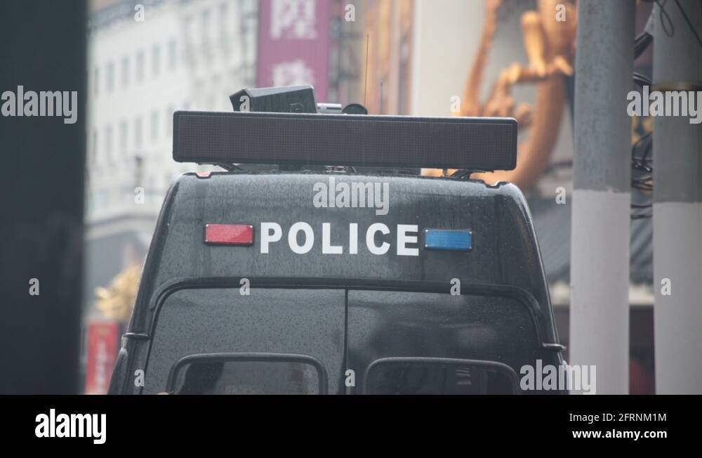 China police van Stock Videos & Footage - HD and 4K Video Clips - Alamy