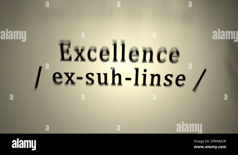 Excellence Stock Videos & Footage - HD and 4K Video Clips - Alamy