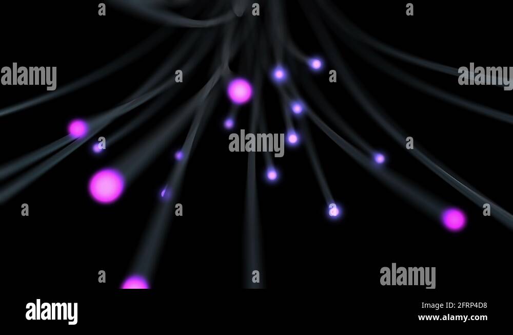 Close Up Fiber Optic Cables 3D Animation Stock Video Footage - Alamy