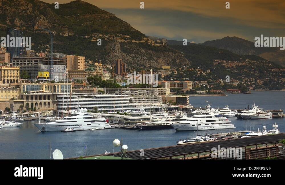 Monaco monte carlo french riviera mediterranean europe european Stock ...
