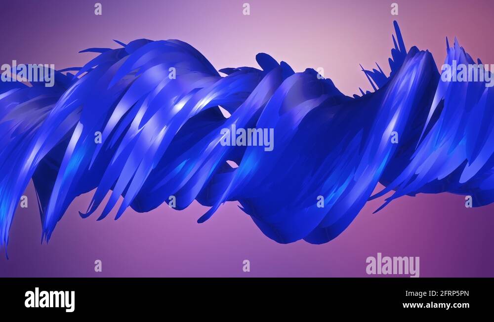 Organic Looking Twisted 3D Shape Background Animation Stock Video ...