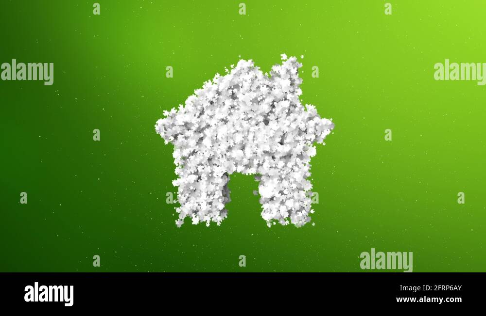 Home symbol animation Stock Video Footage - Alamy