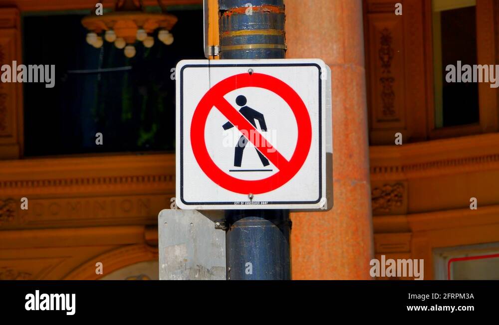 Pedestrian road crossing sign Stock Videos & Footage - HD and 4K Video ...