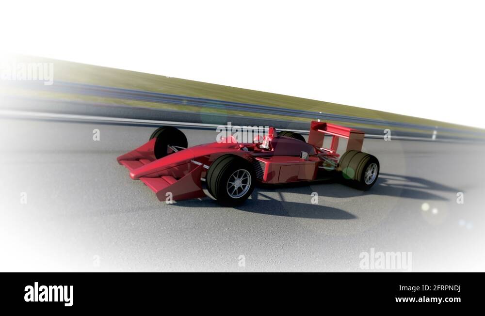 Winner formula one racing car cg animation Stock Video Footage - Alamy