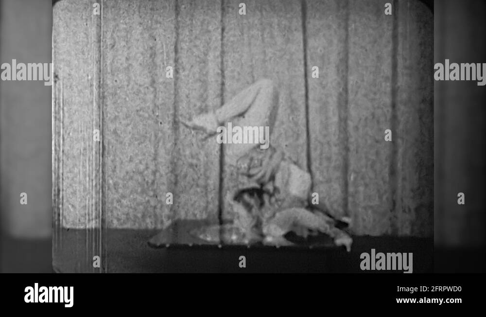 1960s Stunt Woman Acrobat Contortionist Circus Show Vintage Film Home ...