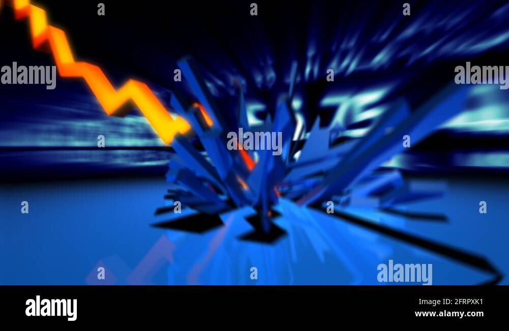 Stock market crash animation. Financial crisis Stock Video Footage - Alamy