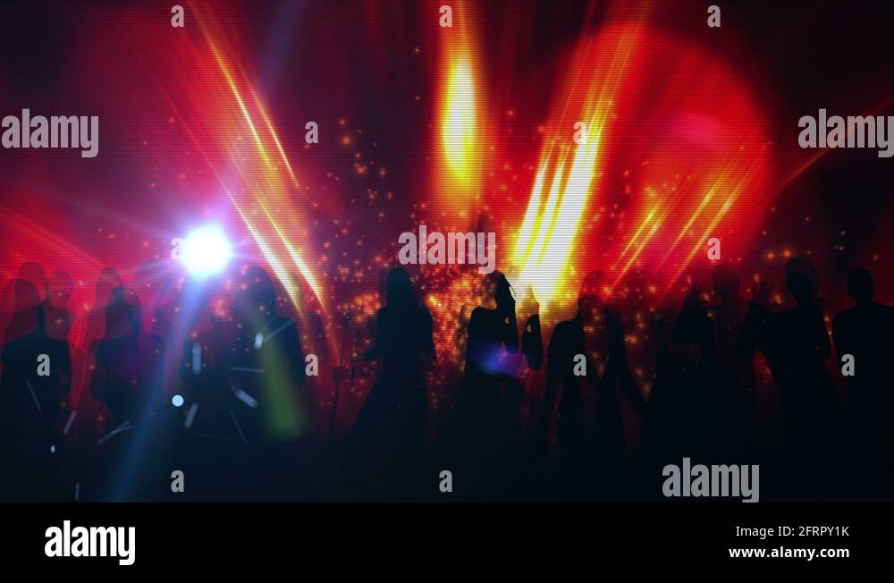 Female singer spotlight silhouette Stock Videos & Footage - HD and 4K ...