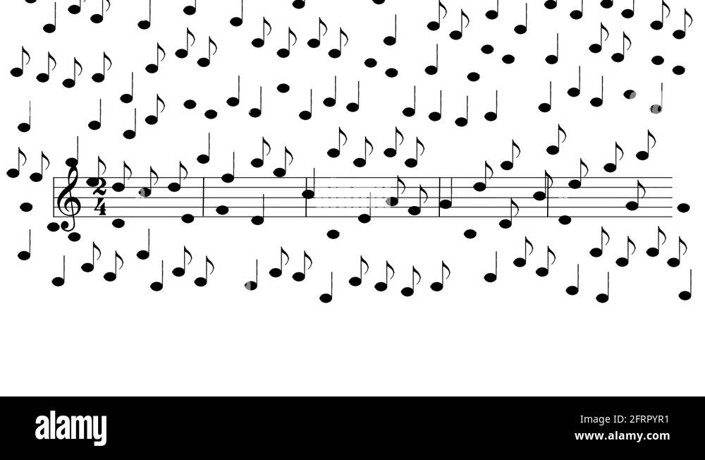 Musical notes outline Stock Videos & Footage - HD and 4K Video Clips ...