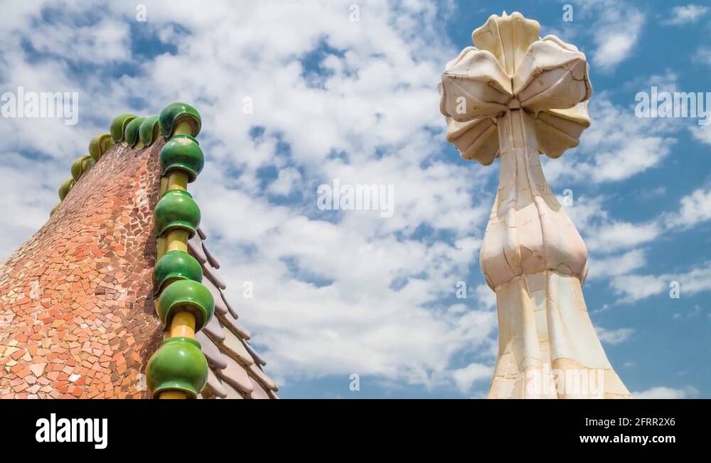 Barcelona gaudi roof Stock Videos & Footage - HD and 4K Video Clips - Alamy