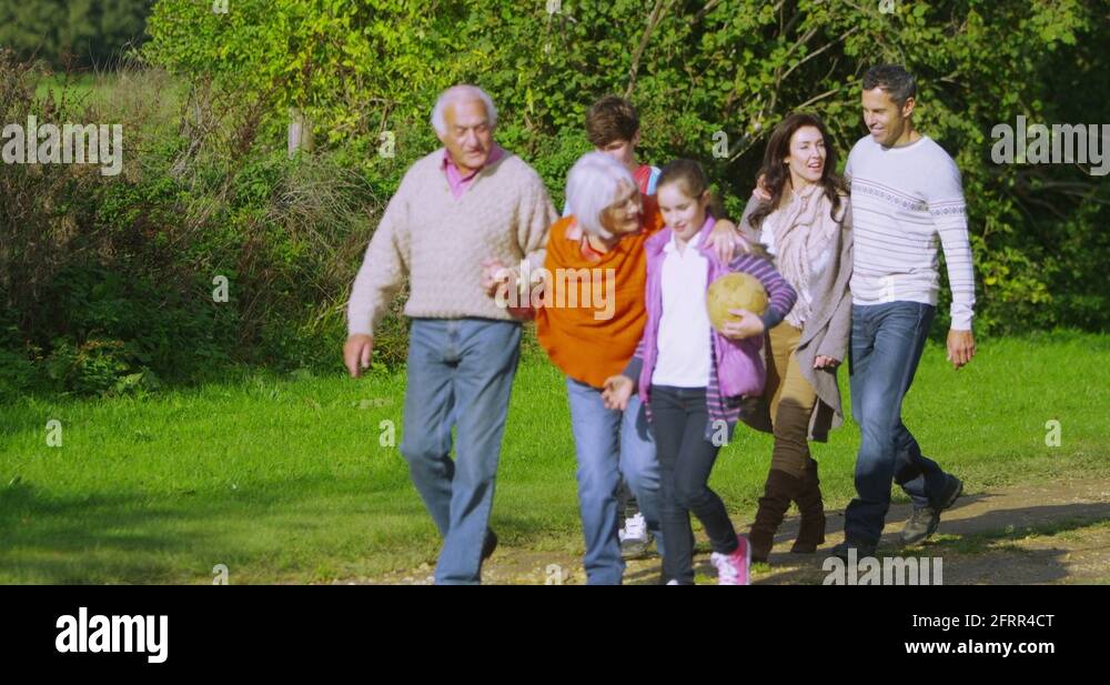 Family taking a walk together Stock Videos & Footage - HD and 4K Video ...