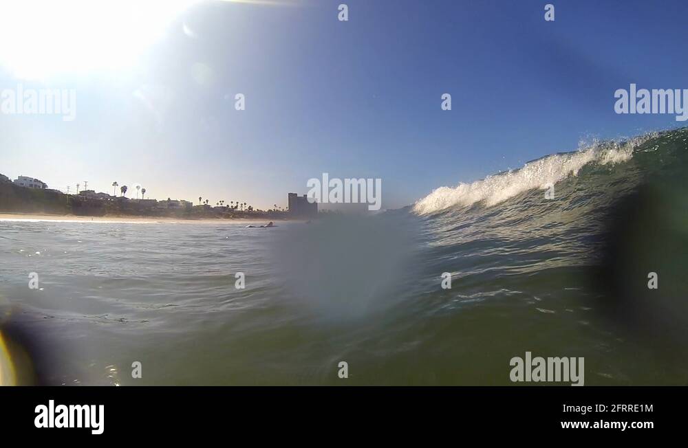 Ocean Wave Hitting Camera Stock Video Footage - Alamy
