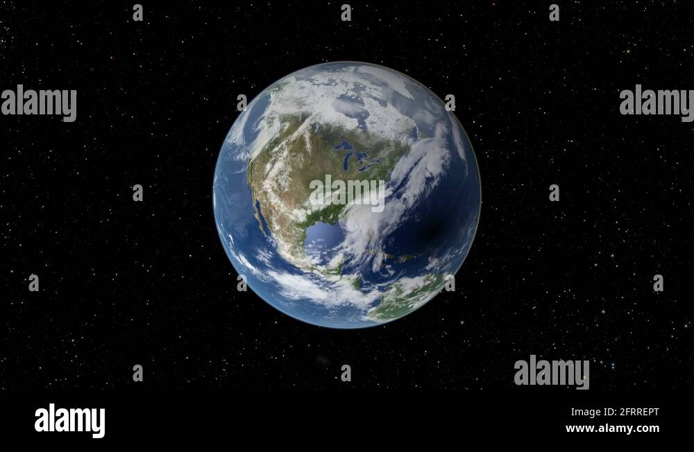 The shadow of the Moon on the Earth during the 2017 total solar eclipse ...