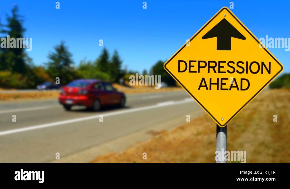 Depression ahead sign Stock Videos & Footage - HD and 4K Video Clips ...