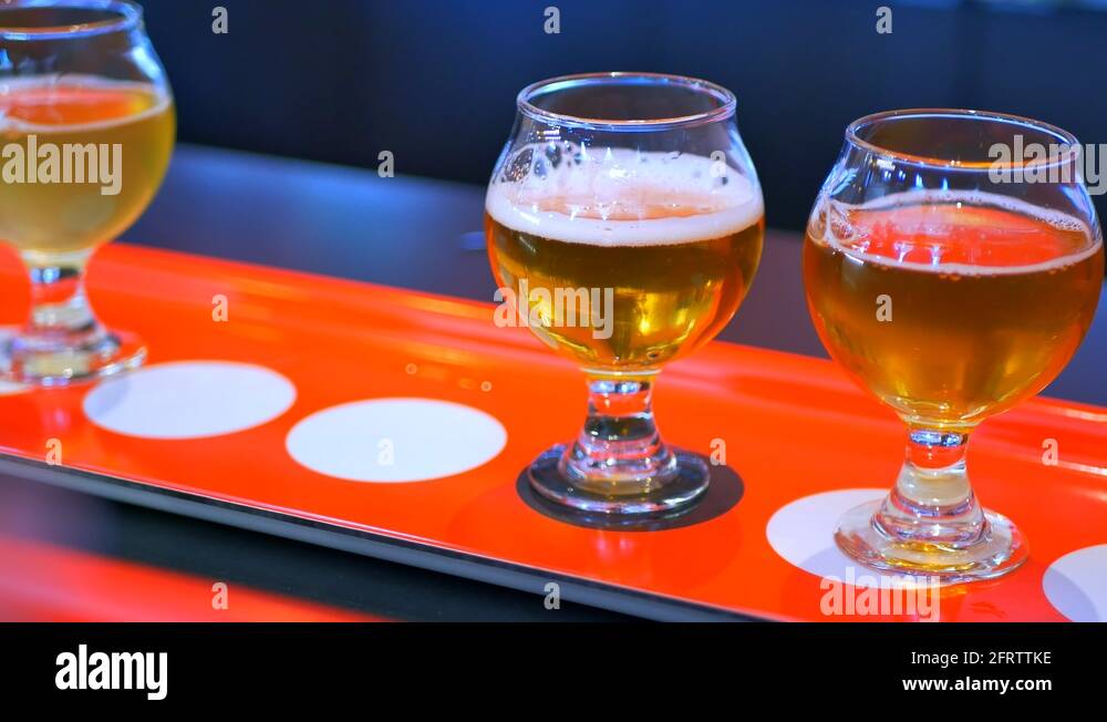 4K Hand Poured Beer Glass Samples, Craft Brewery Pub Tasting, Beers and ...