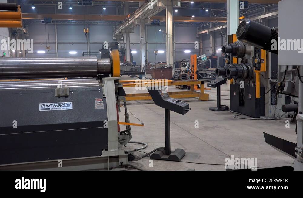 Plant of the Structural steel Stock Video Footage - Alamy