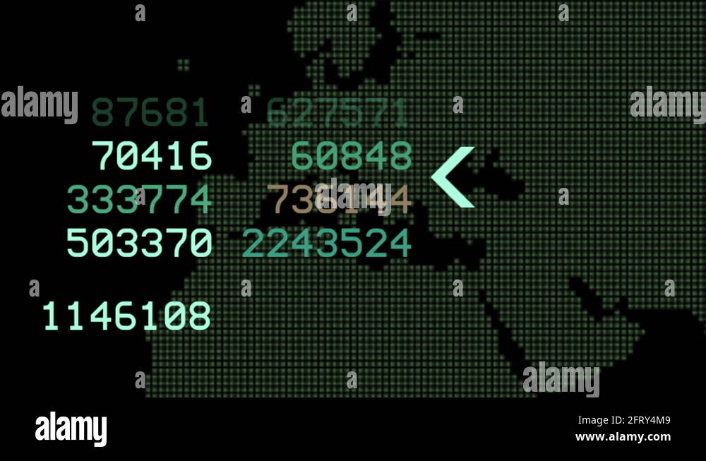 4k Global GPS data detect earth map military radar GPS navigation ...