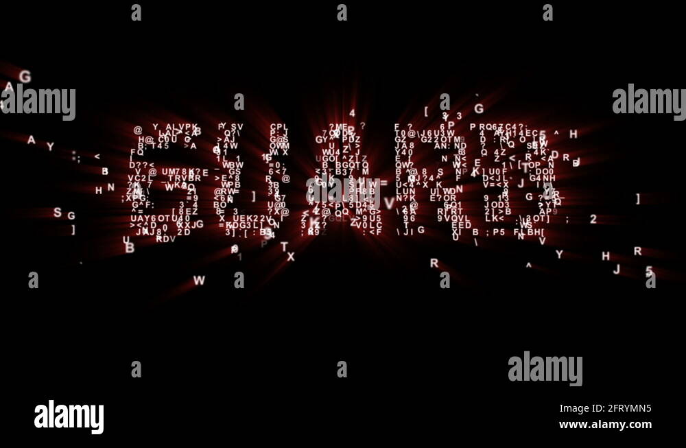 Guard Binary Code Intro Animation Stock Video Footage Alamy