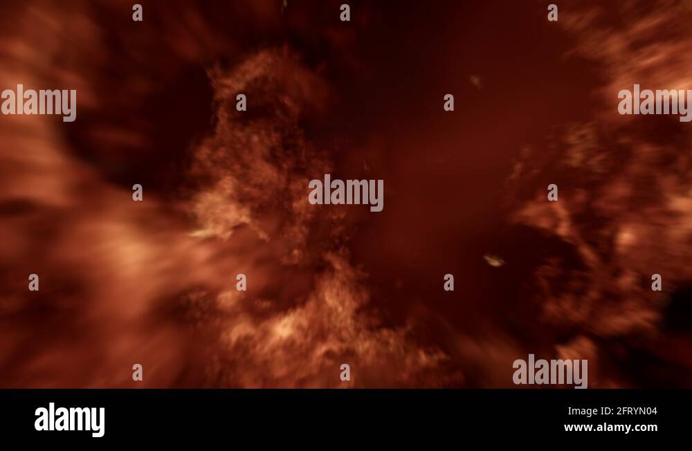 Realistic 4K Fireball Explosion Stock Video Footage - Alamy