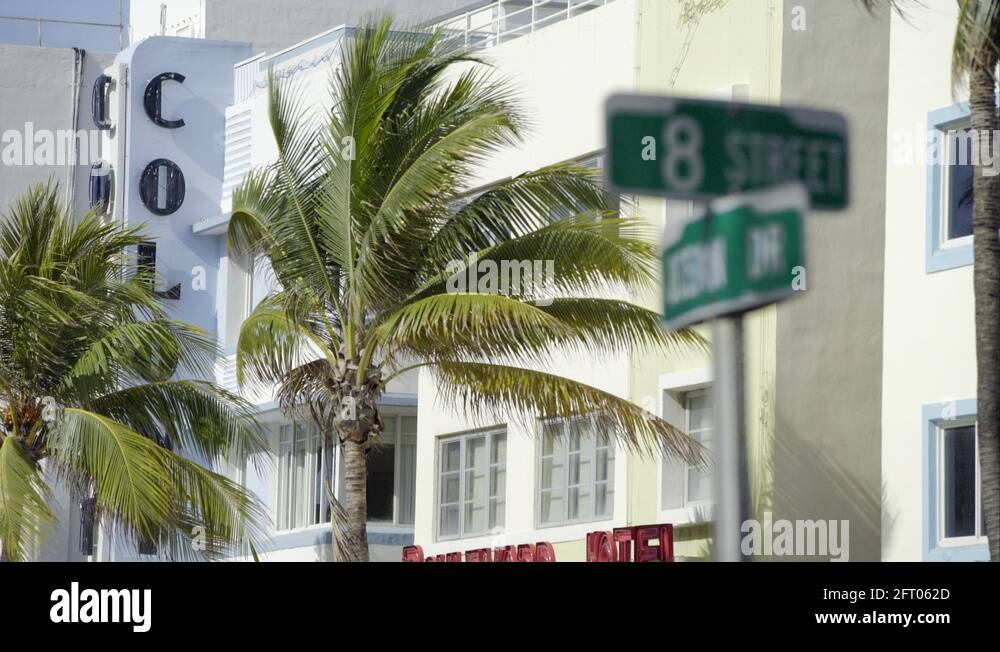 Ocean drive miami sign Stock Videos & Footage - HD and 4K Video Clips ...