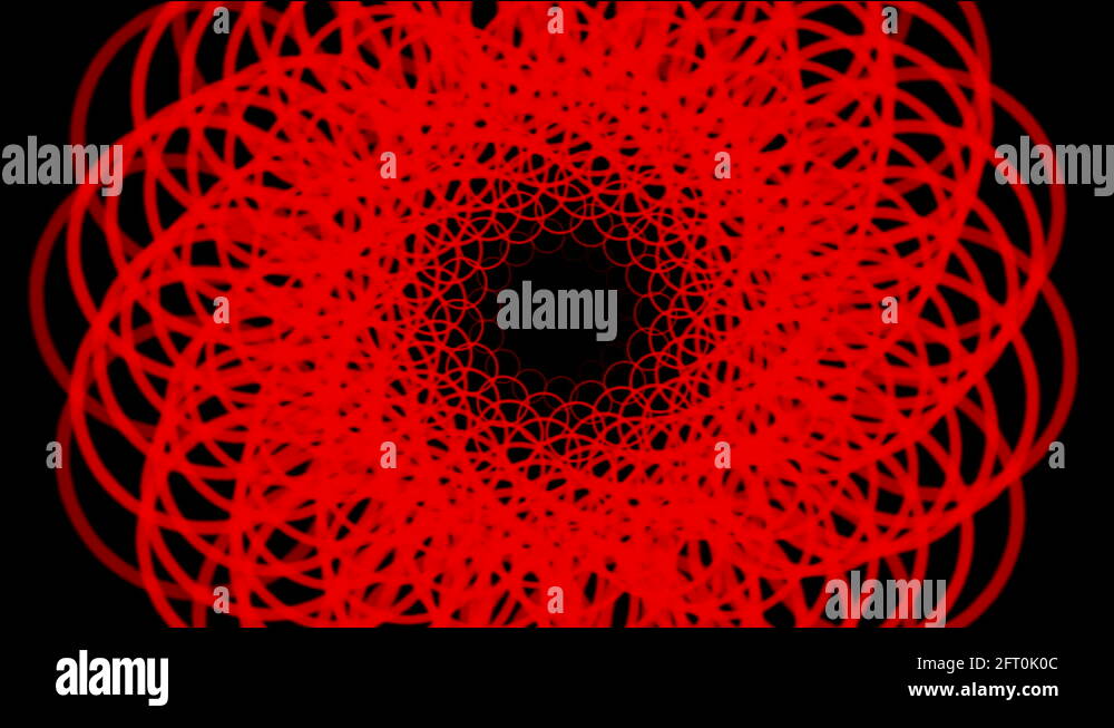 Spin circle ring wire swirl chain tunnel,flower coil pattern background ...