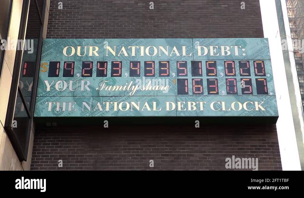 National debt clock new york Stock Videos & Footage - HD and 4K Video ...