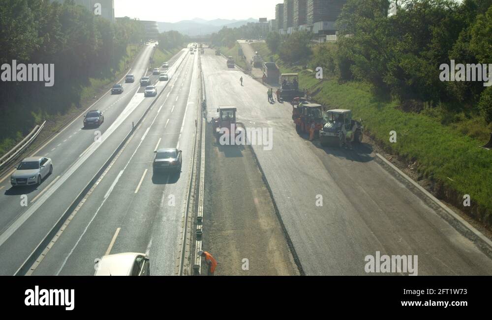 Interstate highway construction Stock Videos & Footage - HD and 4K ...