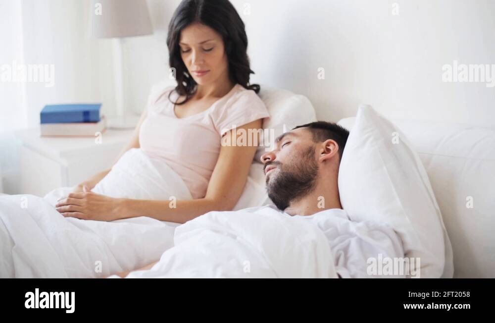 Man woman bed awake snore Stock Videos & Footage - HD and 4K Video ...