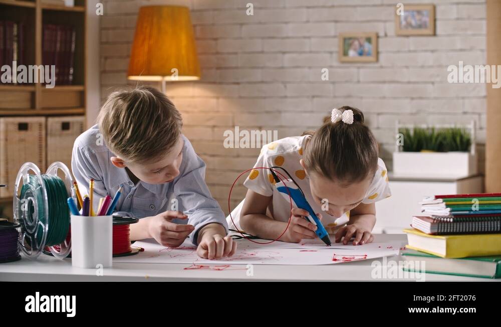 Children drawing pen Stock Videos & Footage - HD and 4K Video Clips - Alamy