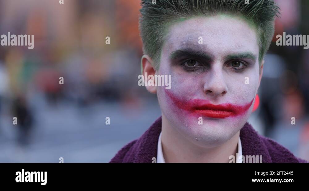 Joker portrait Stock Videos & Footage - HD and 4K Video Clips - Alamy