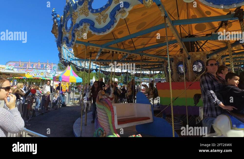 Merry go round ride fair Stock Videos & Footage - HD and 4K Video Clips ...