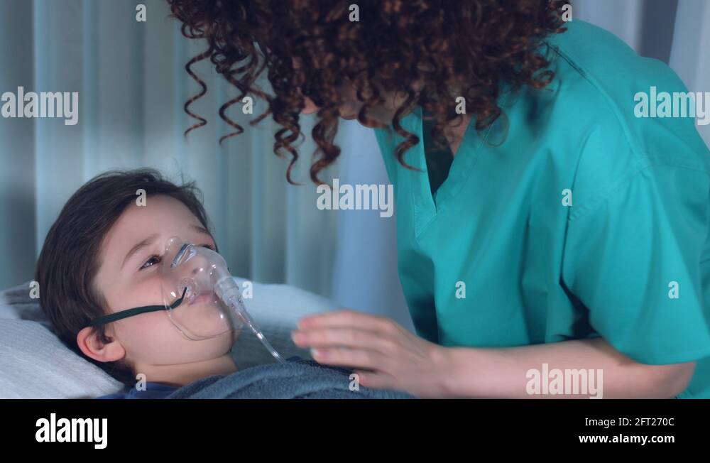 Child oxygen mask hospital Stock Videos & Footage - HD and 4K Video ...
