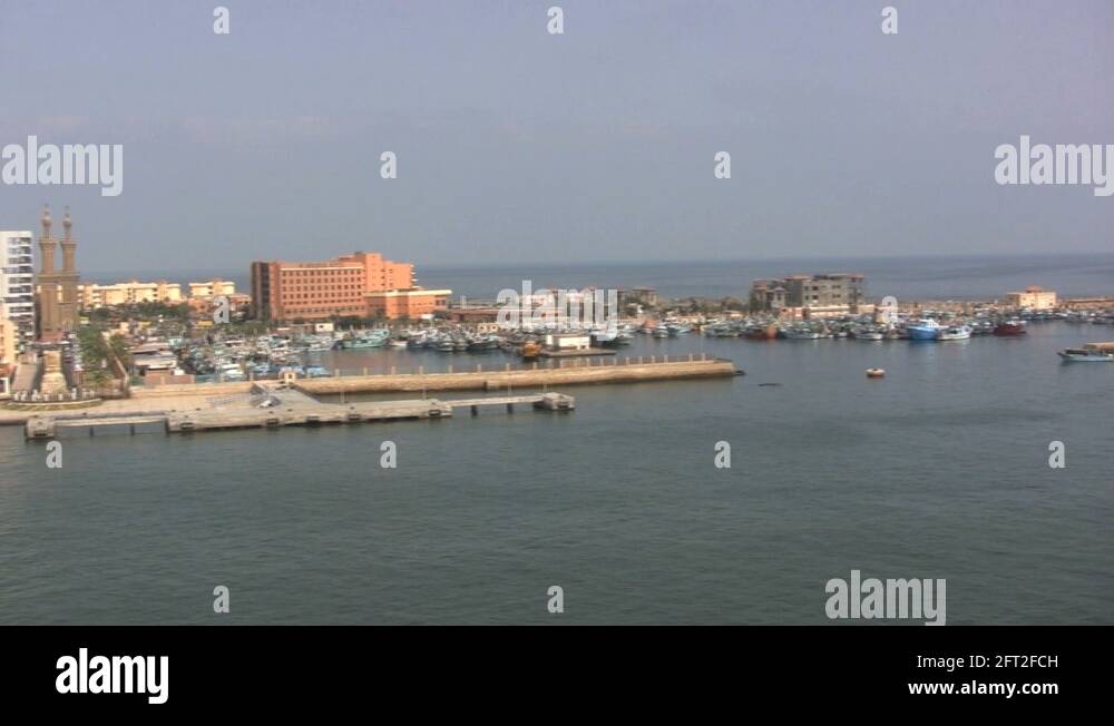 Port said suez canal port said suez canal Stock Videos & Footage - HD ...