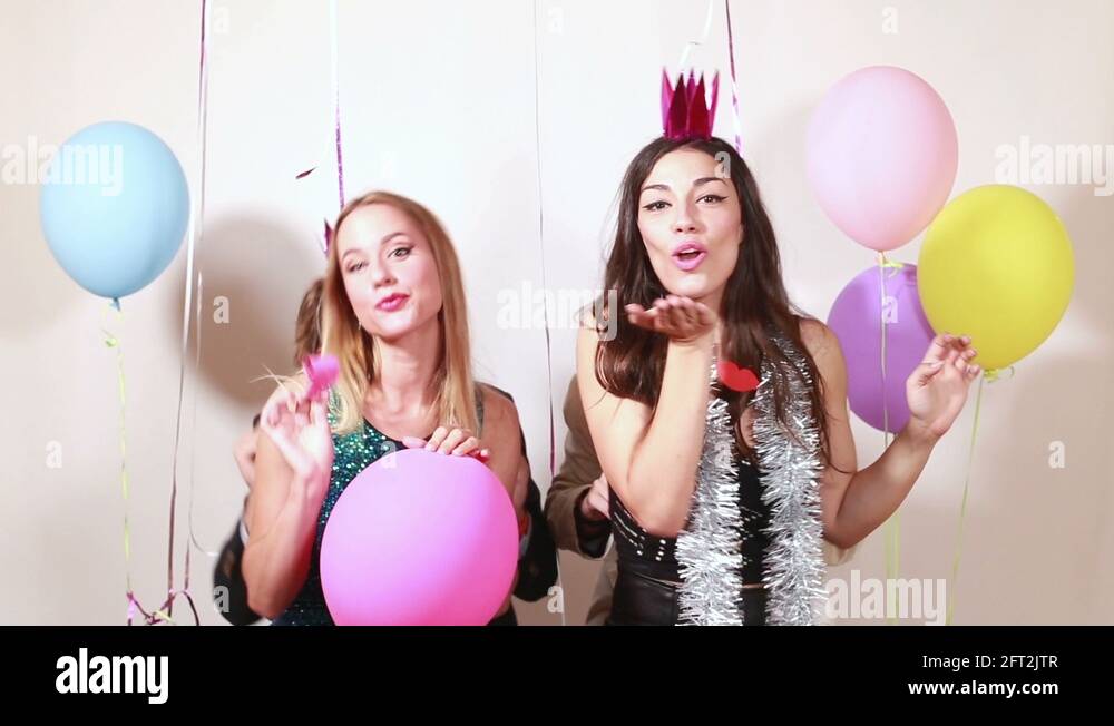 Male female friends photo booth Stock Videos & Footage - HD and 4K ...