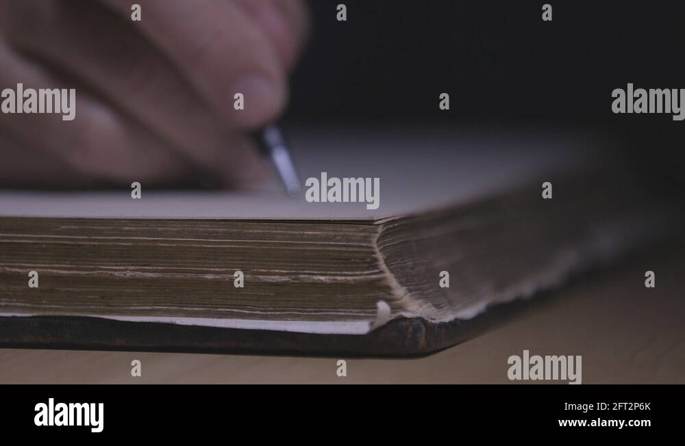 Writing in old book Stock Videos & Footage - HD and 4K Video Clips - Alamy