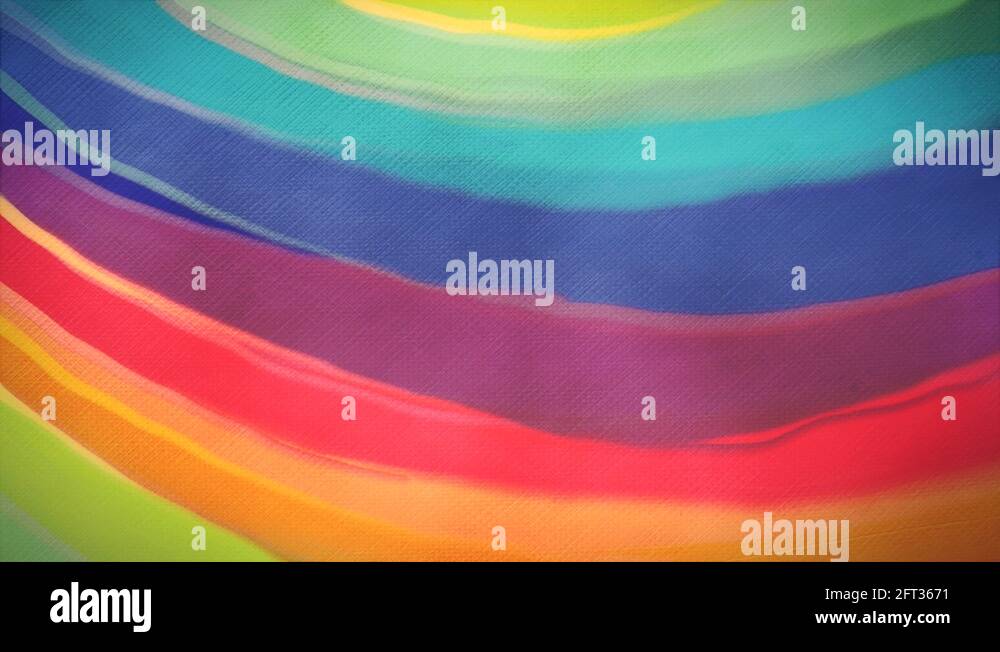 Rainbow background. Hand drawn, painted background animation loop ...