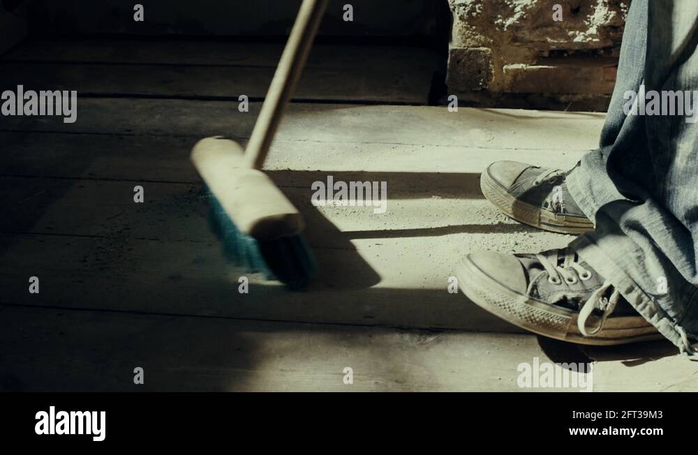 Man sweeping floor Stock Videos & Footage - HD and 4K Video Clips - Alamy