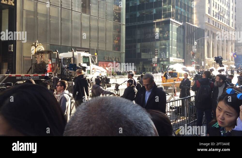 NEW YORK CITY: Trump Tower. There is heightened security police NYPD ...