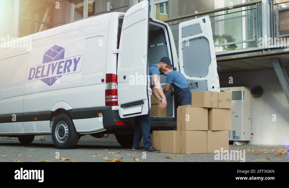 Loading van with boxes Stock Videos & Footage - HD and 4K Video Clips ...