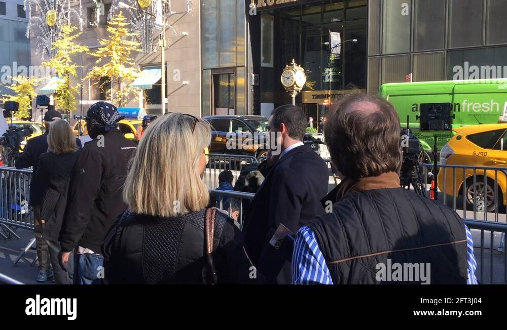 NEW YORK CITY: Trump Tower. There is heightened security police NYPD ...