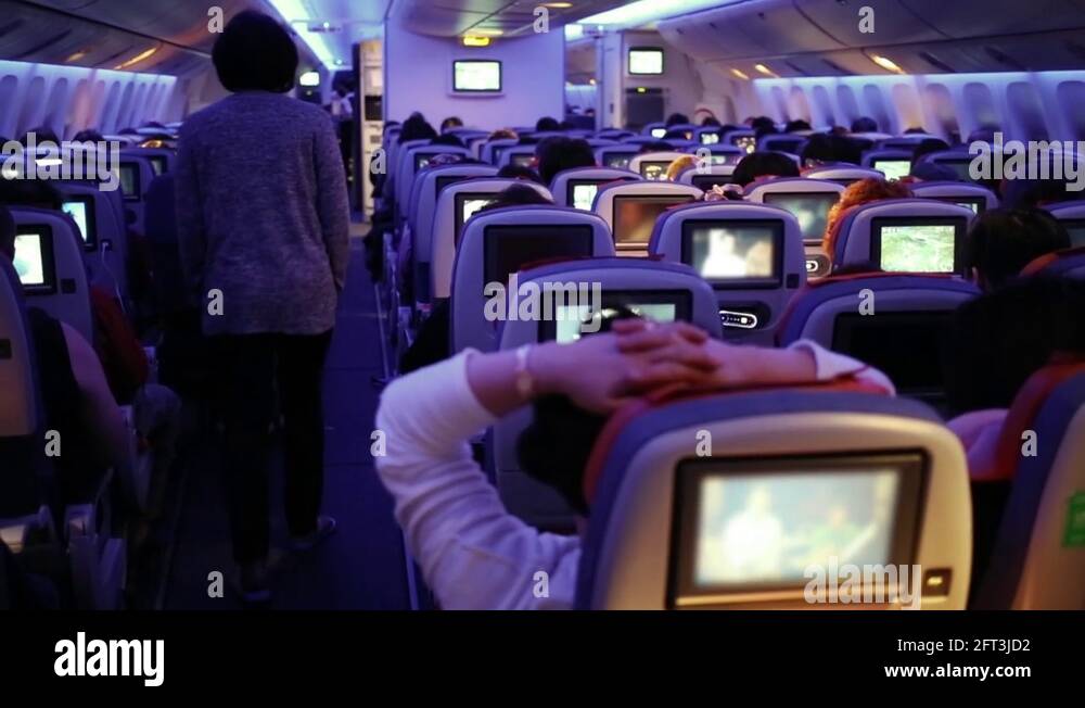 Back of airplane chair Stock Videos & Footage - HD and 4K Video Clips ...