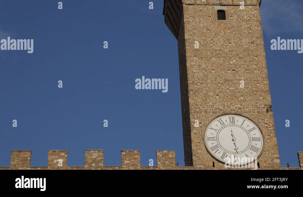 Florence italy clock tower Stock Videos & Footage - HD and 4K Video ...