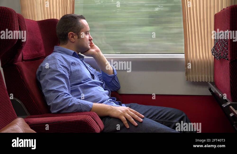 Man sitting on seat railway Stock Videos & Footage - HD and 4K Video ...