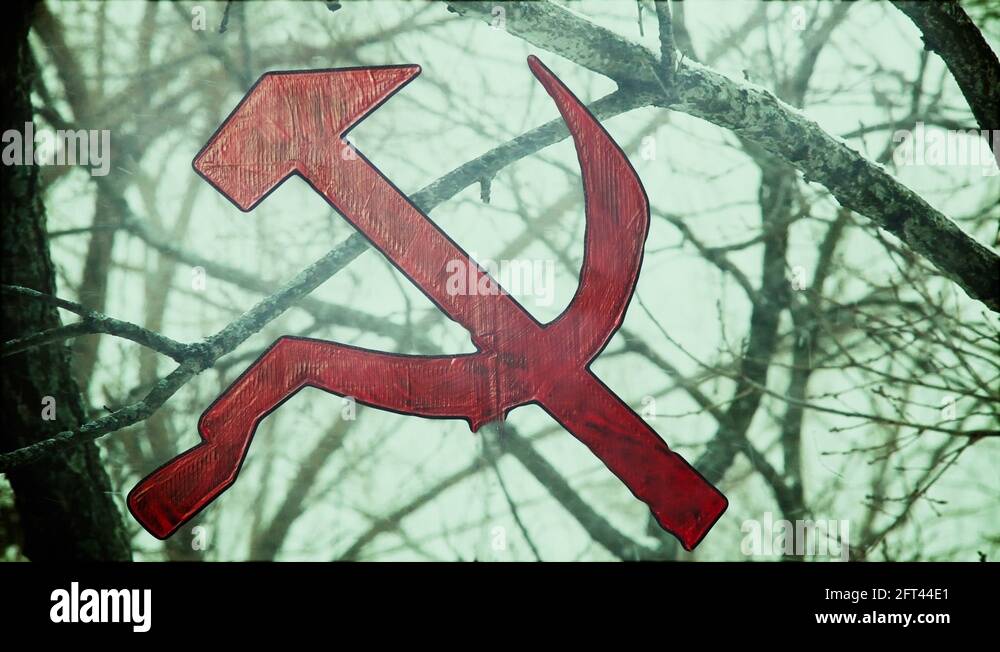 communism communist hammer and sickle Stock Video Footage - Alamy